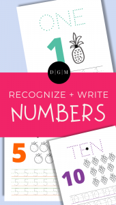 Fruity Number Tracing – The {DGM} Printable Shop
